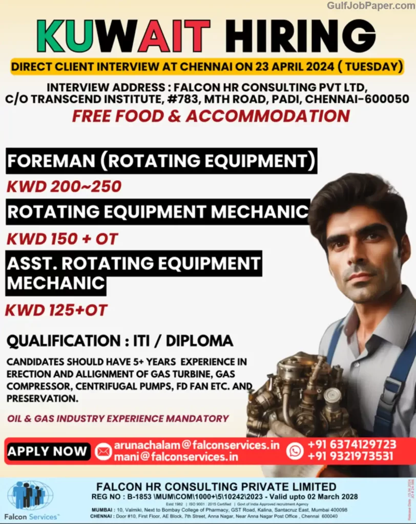 Urgent Hiring in Kuwait - GulfJobPaper.com | Abroad Jobs | India's No 1 ...