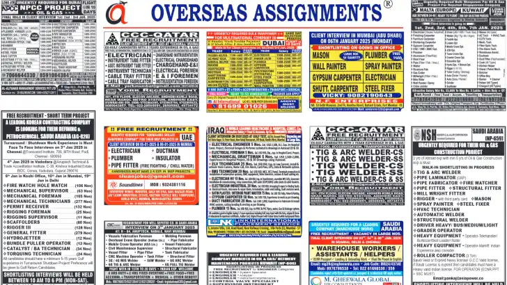 Assignments Abroad Times | Assignmentabroadtimes Job - 23 August - Gulf ...