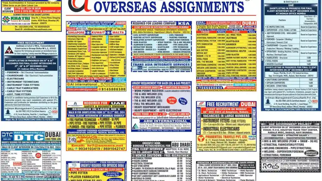 Assignments Abroad Times Paper - 7 May - Gulf Job Paper